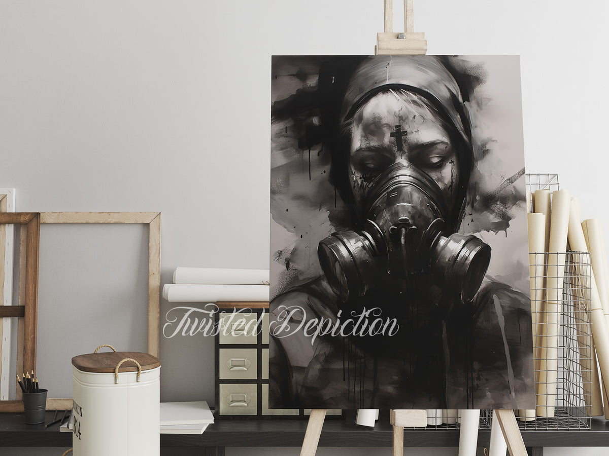 APOCALYPSE NURSE. ONE-OFF ART PIECE – Twisted Depiction